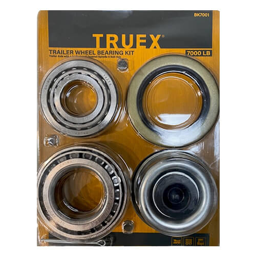 Trailer Bearing Kit for Axle with 1-3/4" x 1-1/4" Tapered Spindle 8 ...
