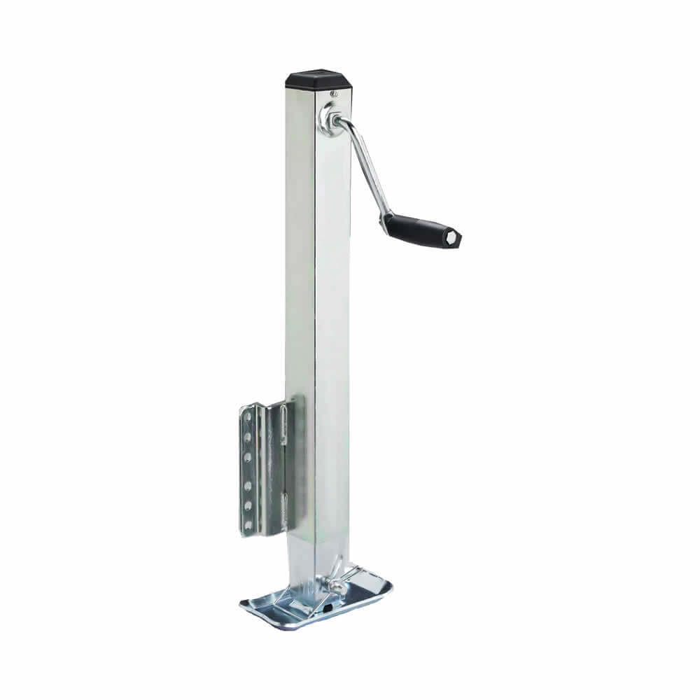 Square Drop Leg Jack - 2500 lbs -Zinc Plated - UD Trailer Parts & Supply